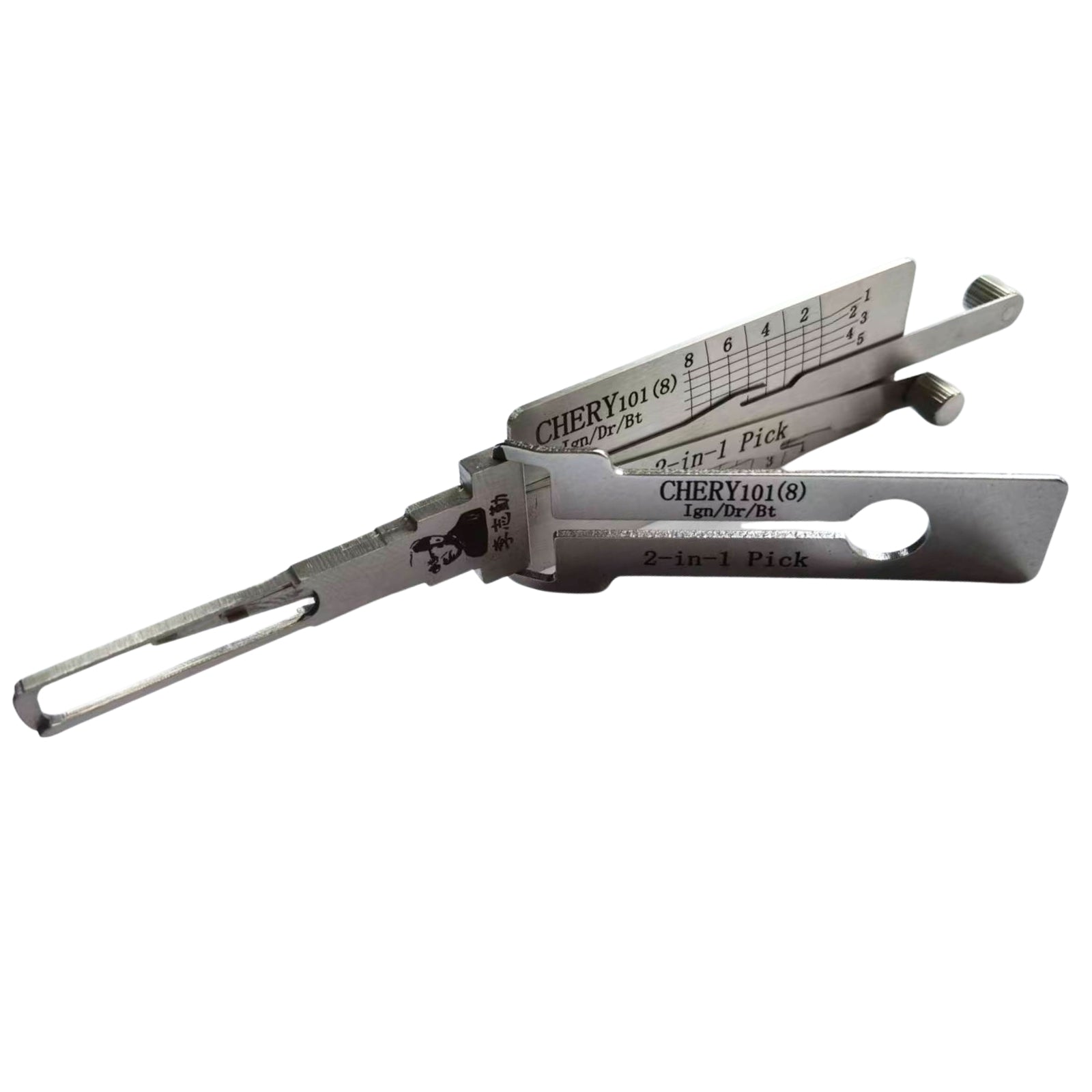 Chery 101 (8 Cut) Original Lishi 2-in-1 Pick & Decoder (For Chery, Omo ...