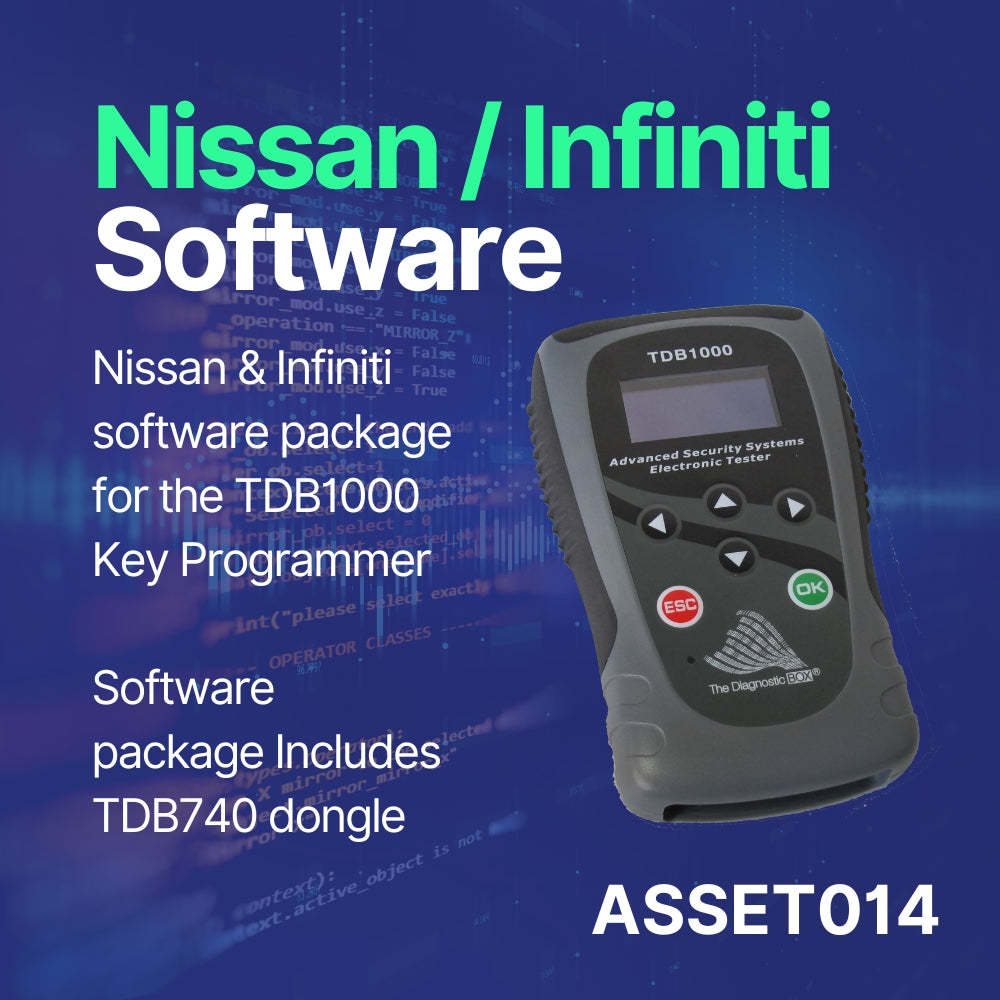 ASSET014 – Nissan & Infinity software for TDB1000 – Key Library