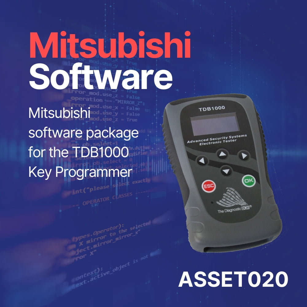 ASSET020 – Mitsubishi software for TDB1000 – Key Library