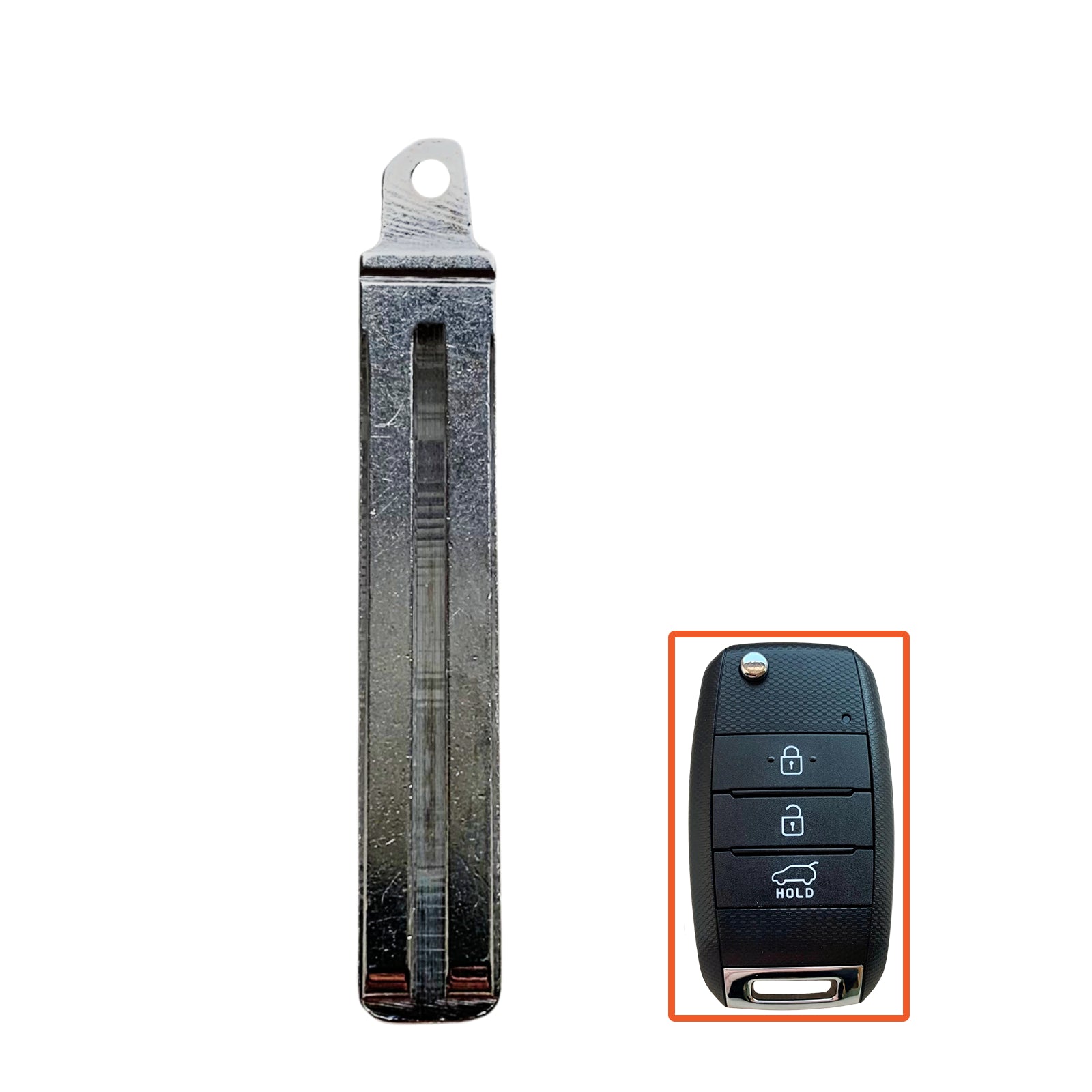 TOY48 Aftermarket Key Blade to suit OEM KIA Flip Remotes – Key Library