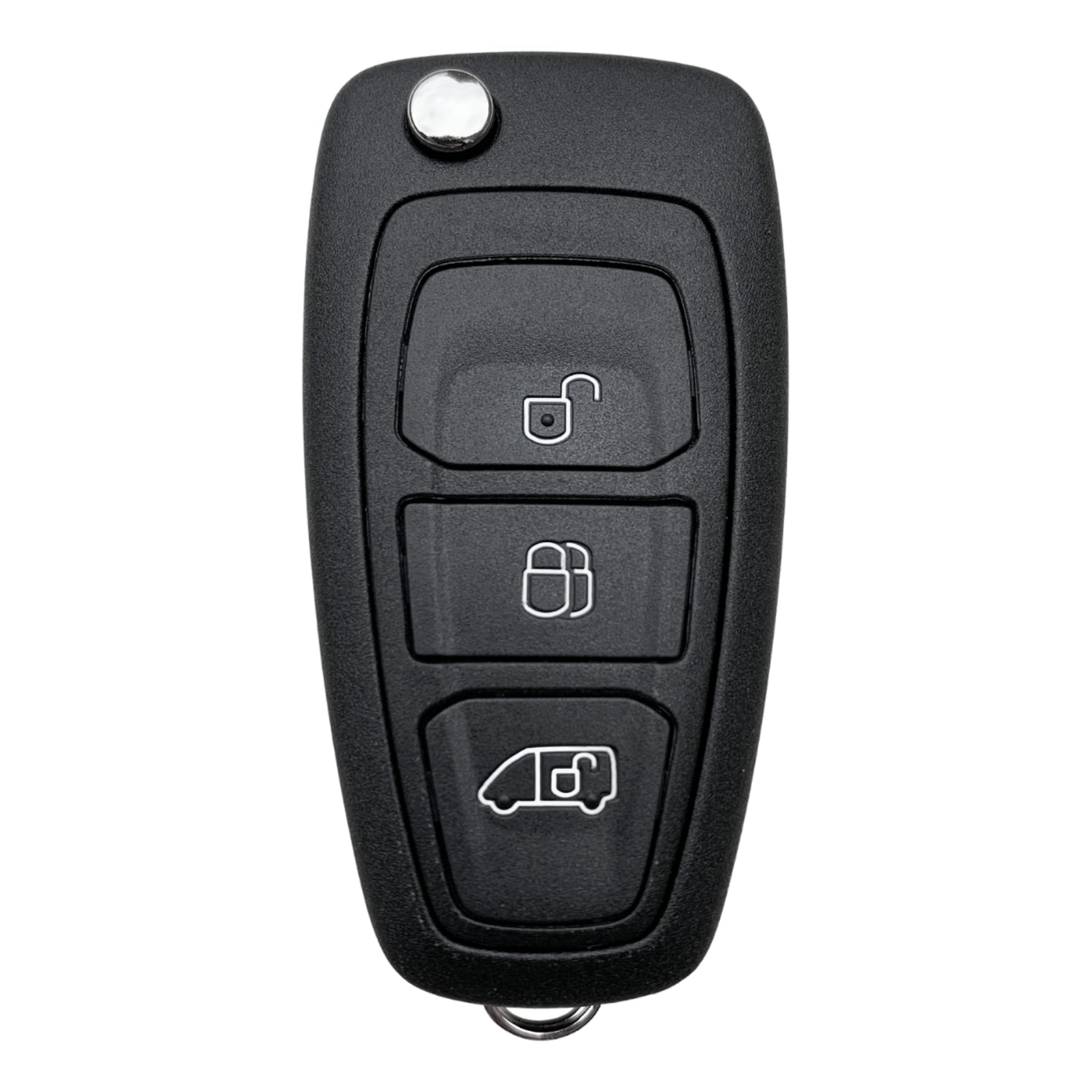 OEM 3 Button ID63 Remote Key for Ford Transit / Custom With Key Blade ...